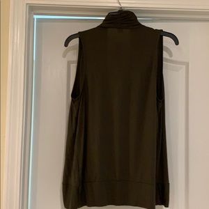Tops | Olive Swing Vest | Poshmark